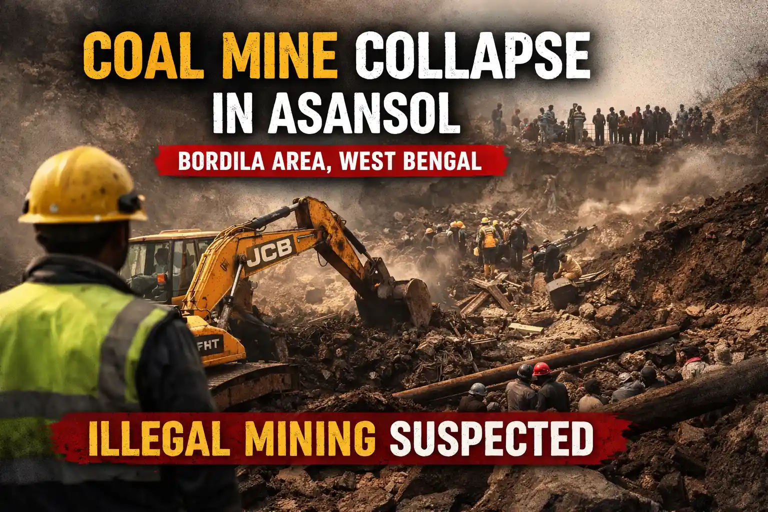 Coal Mine Collapse In Asansol: Illegal Mining Suspected In Bordila Area ...