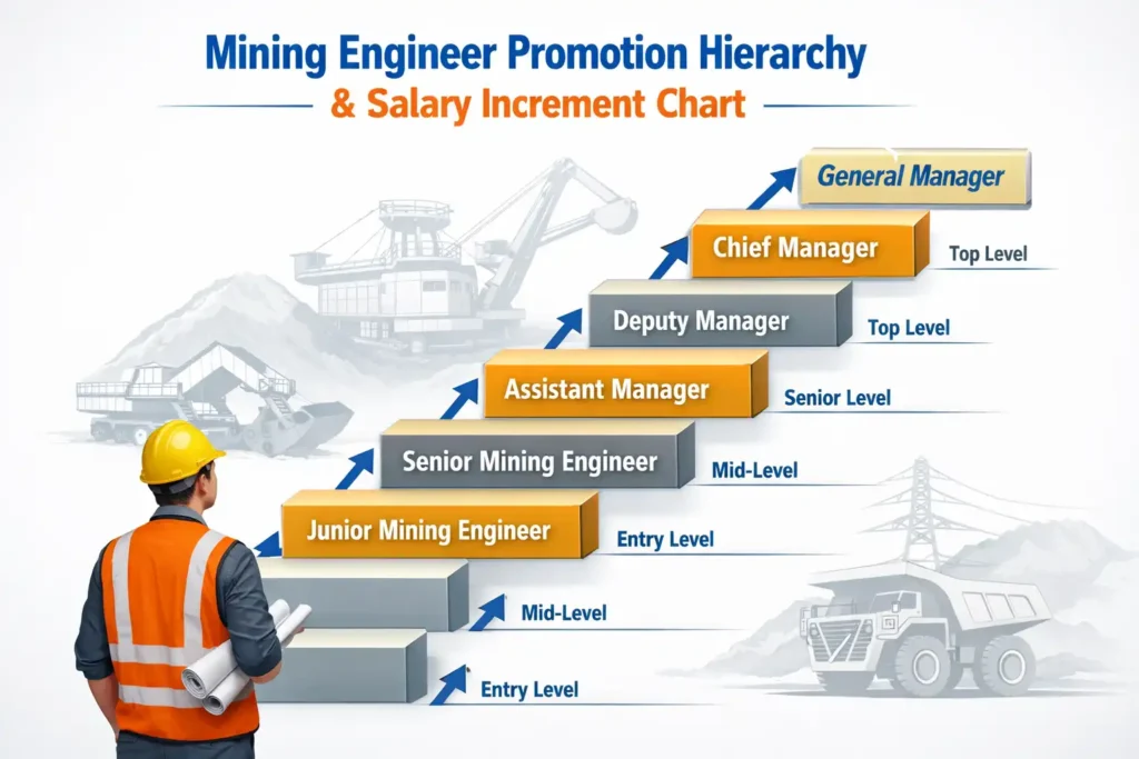 Mining Engineer Promotion Hierarchy & Salary Increment Chart 2026 ...